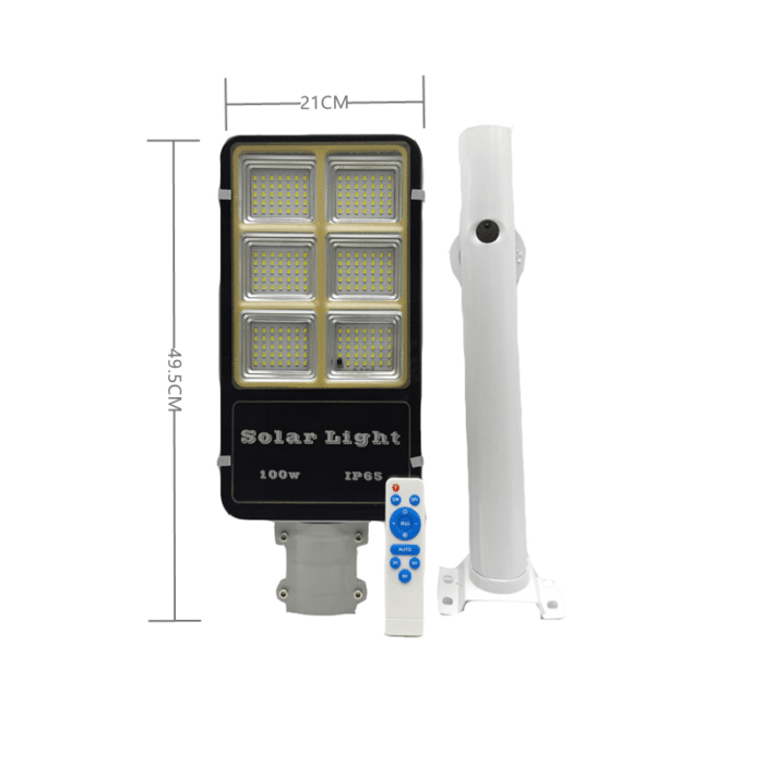 Luminaria Solar LED 100W - Weiled Iluminación